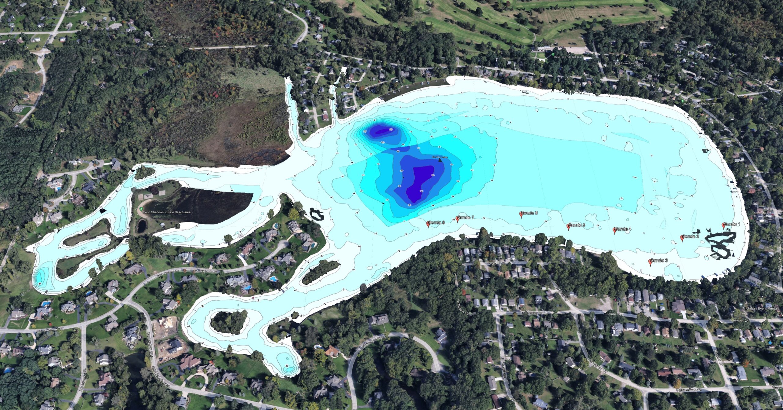 Unique Rhodamine Dye Study at Rush Lake: A Case Study - Lake Pro, Inc